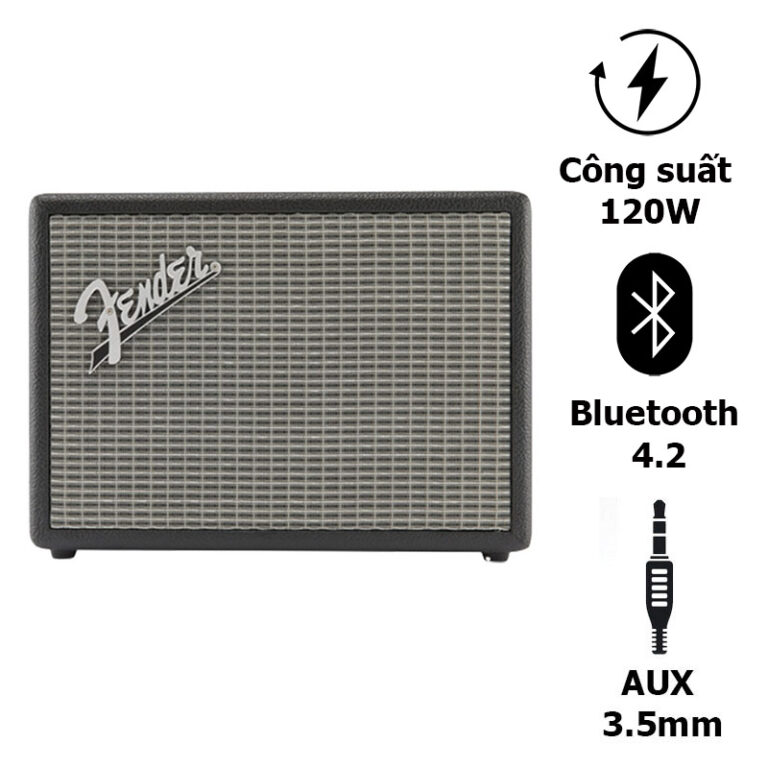 Loa Bluetooth Fender Monterey Black - NGHĨA THUỶ AUDIO - Thiết bị âm ...